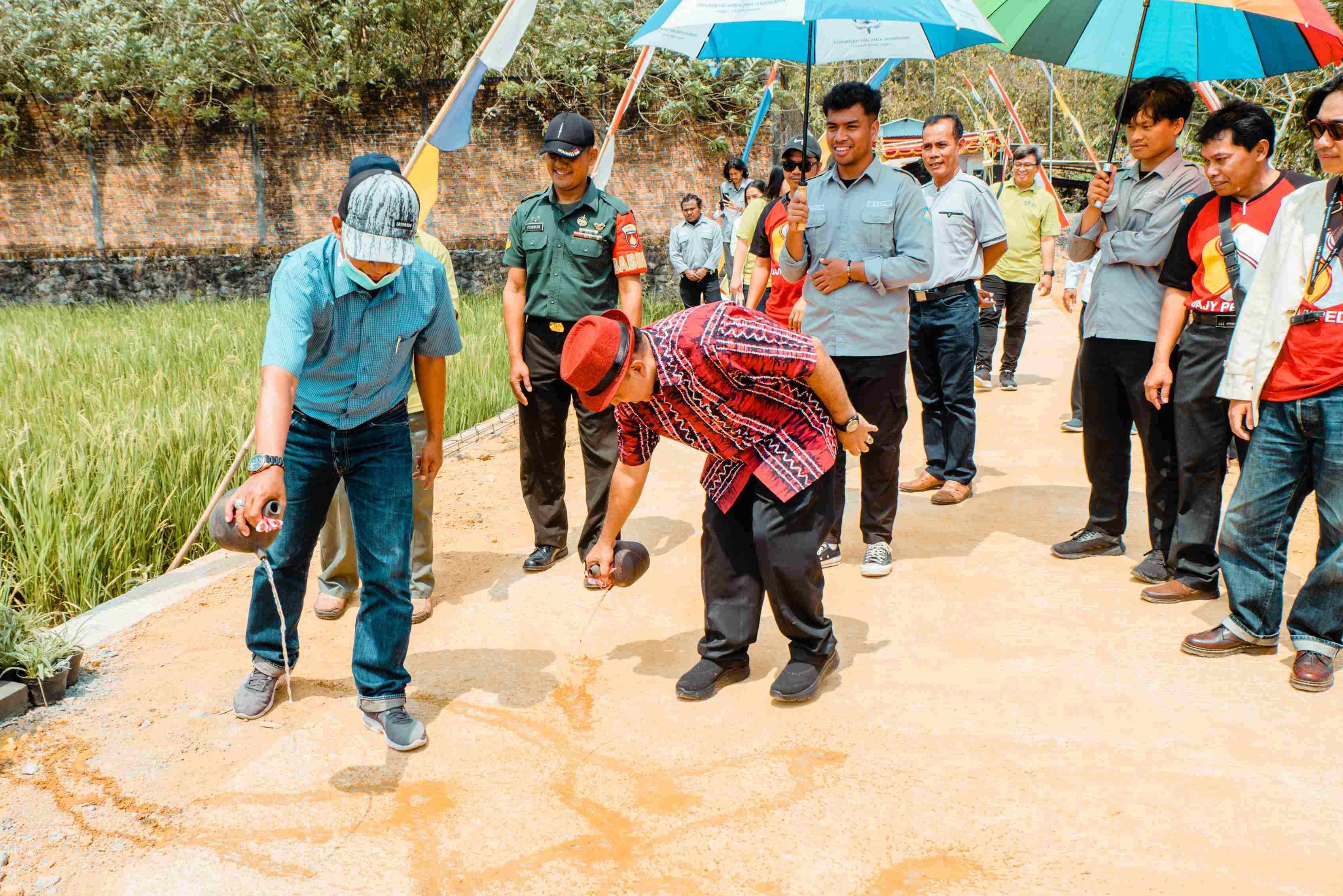 Rektor UAJY Resmikan Ruas Jalan dan Talud Padukuhan Jering VIII ...