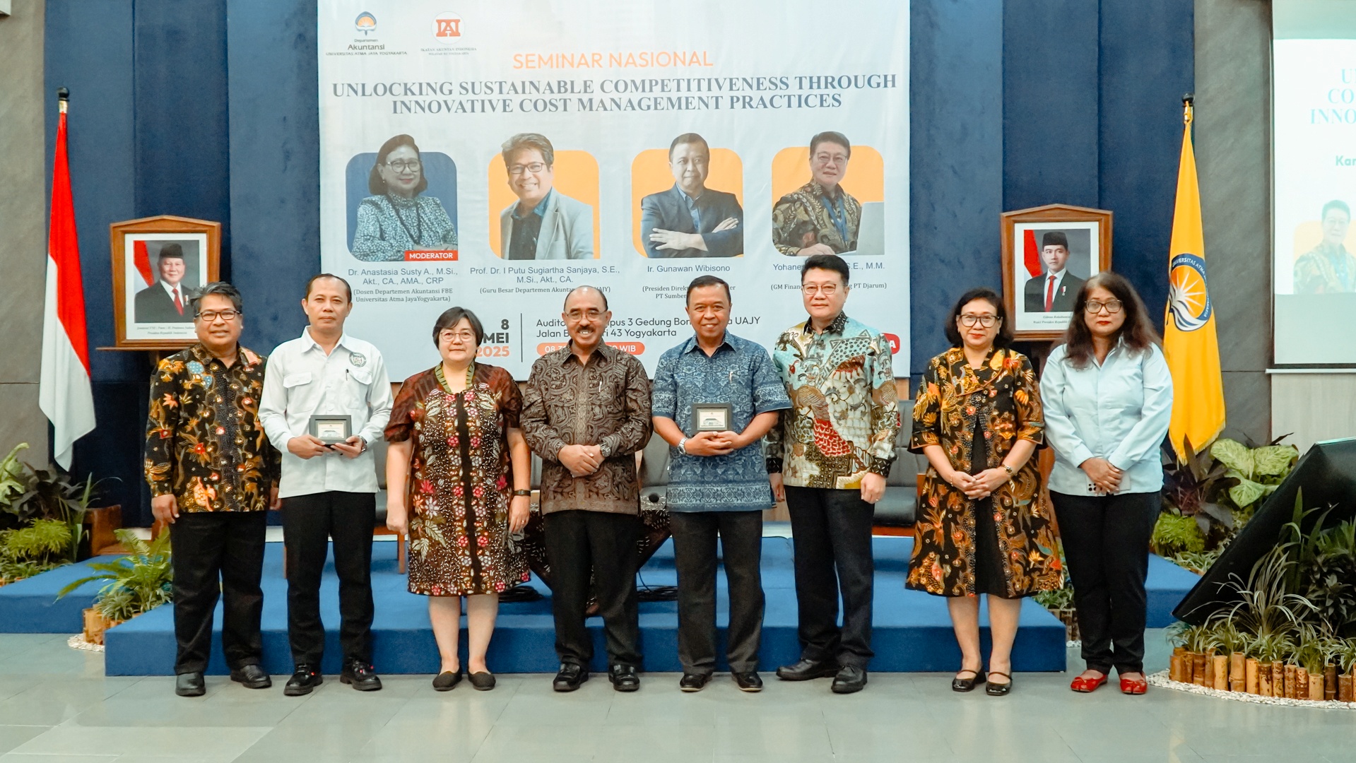 DEPARTEMEN AKUNTANSI UAJY GELAR SEMINAR NASIONAL TENTANG DAYA SAING BERKELANJUTAN MELALUI ...