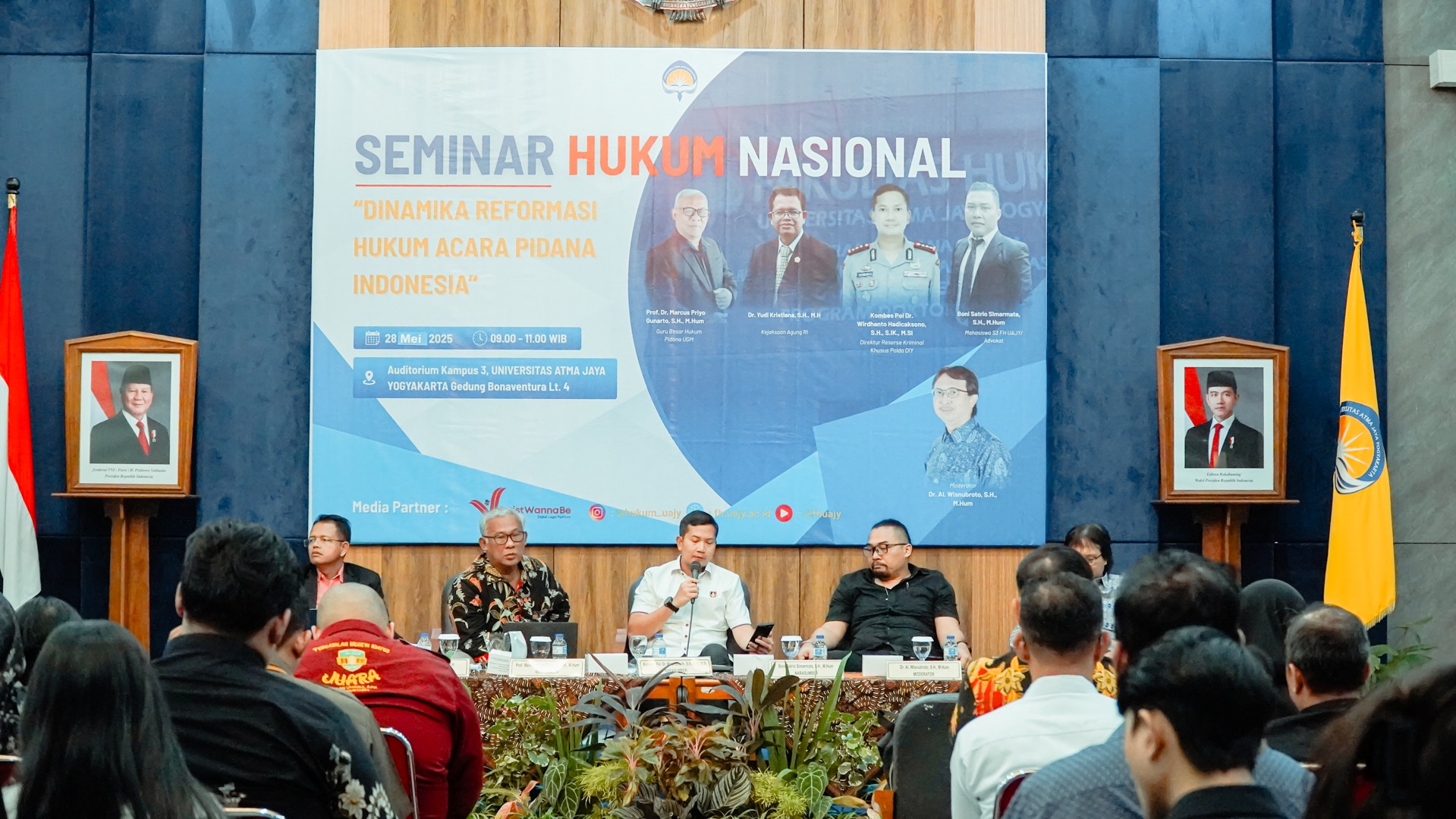 SEMINAR NASIONAL FH UAJY BAHAS DINAMIKA DAN REFORMASI HUKUM ACARA ...